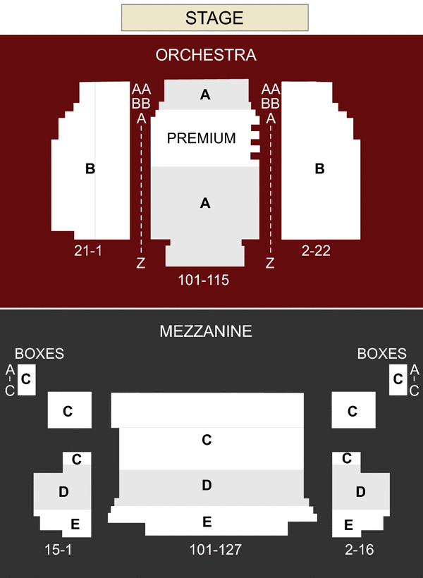 Neil Simon Theatre Seating Chart View Cabinets Matttroy